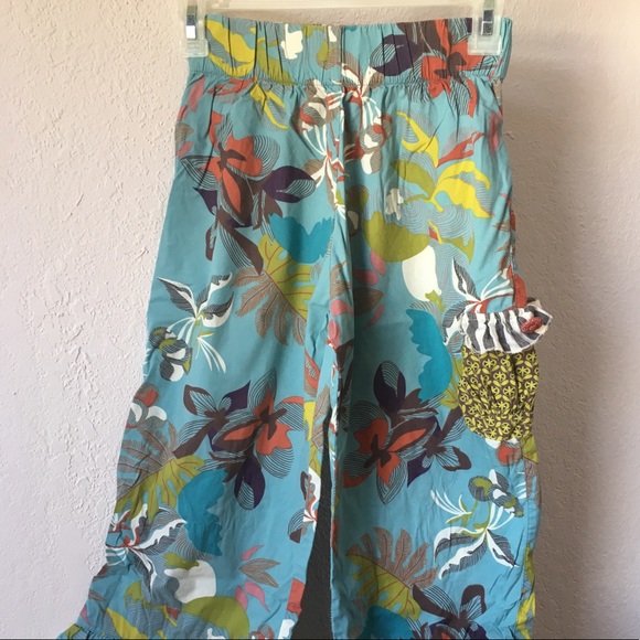 Matilda Jane | Bottoms | Matilda Jane Girls Blue Floral Print Pants ...